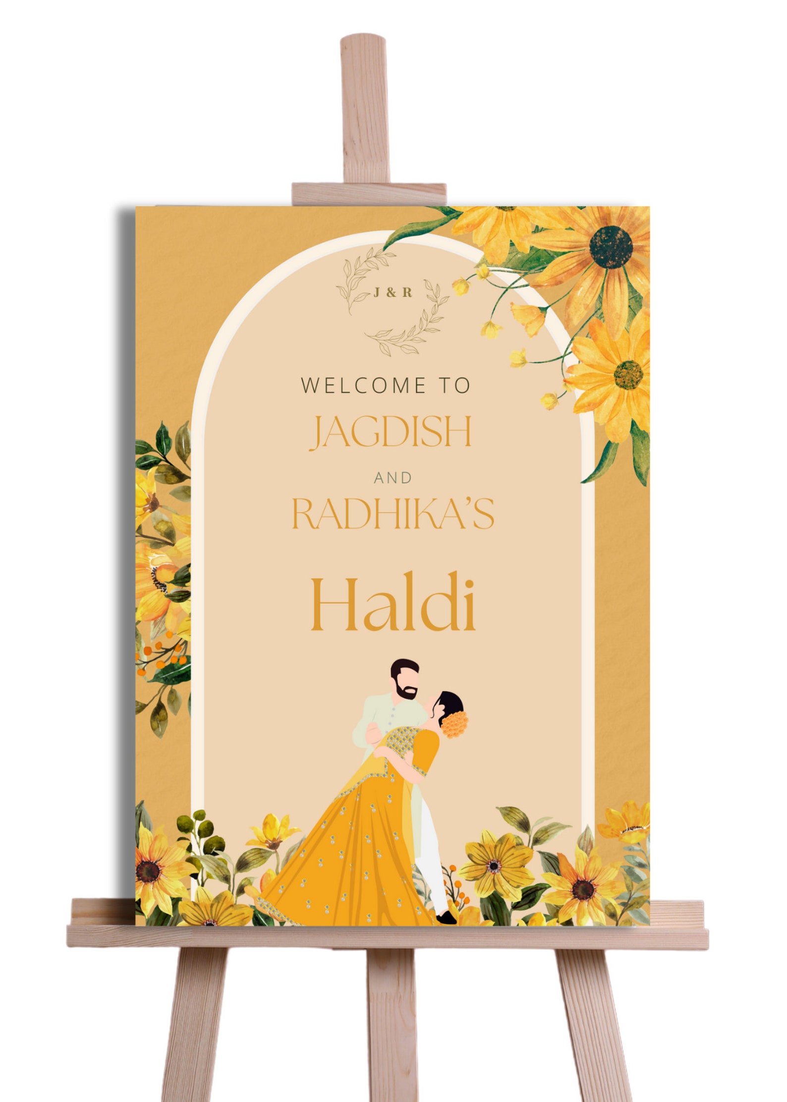 Haldi Decor Signs | Wedding Haldi Signs | Haldi Decoration | Haldi ...