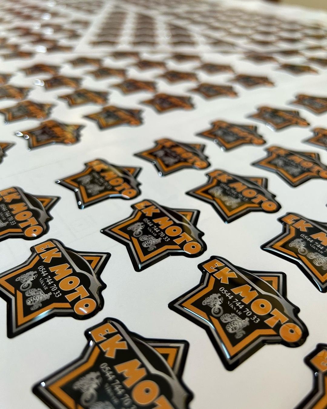 Personalized Uv Sticker, Uv Print, Transparent Foil, White Print ...