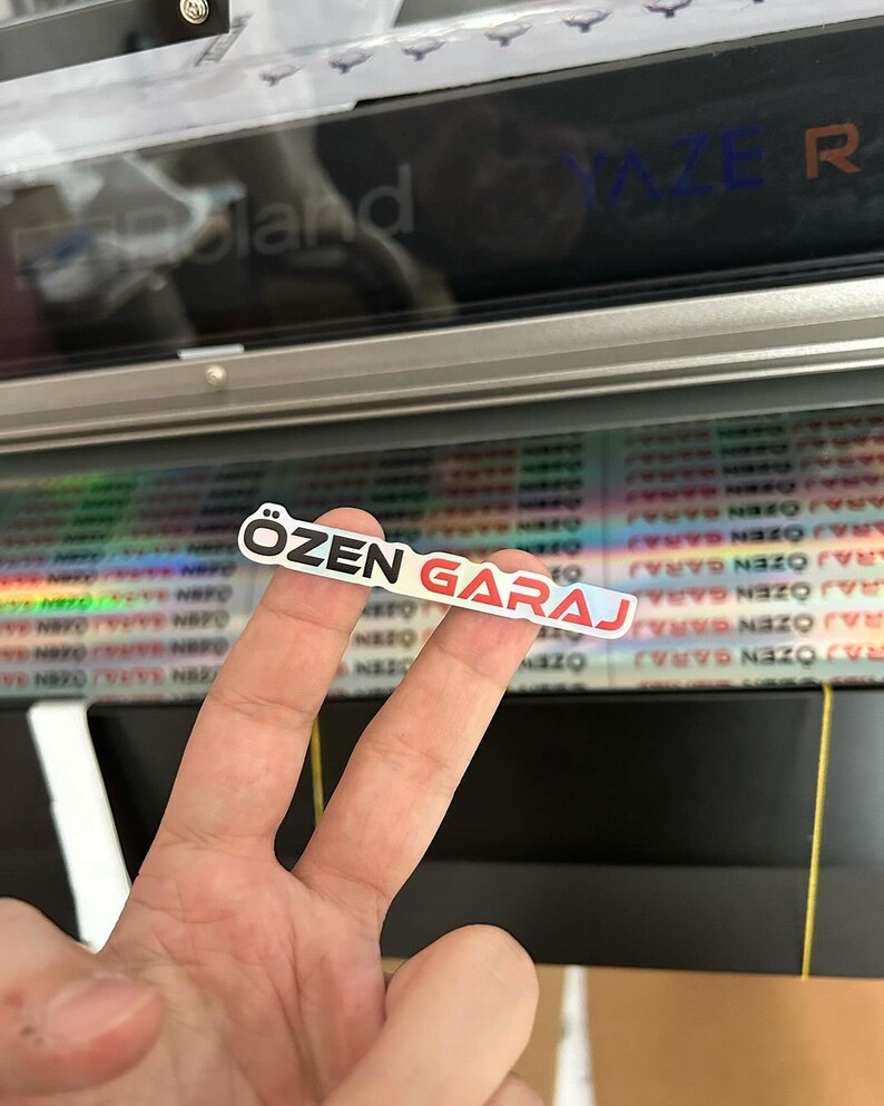 Personalized Uv Sticker, Uv Print, Transparent Foil, White Print ...