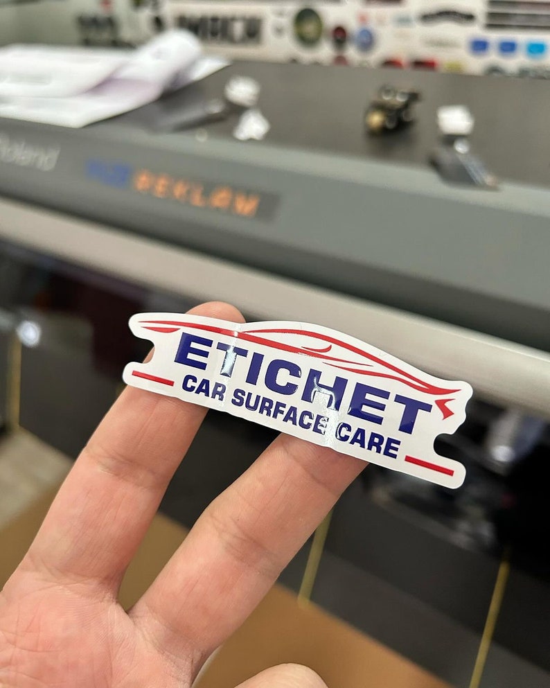 Personalized Uv Sticker, Uv Print, Transparent Foil, White Print ...