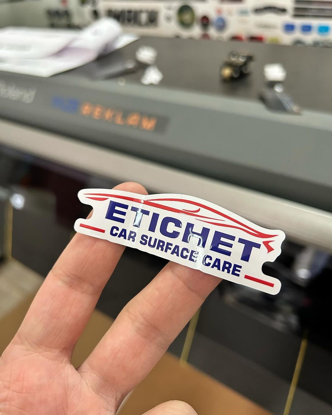 Personalized Uv Sticker, Uv Print, Transparent Foil, White Print ...