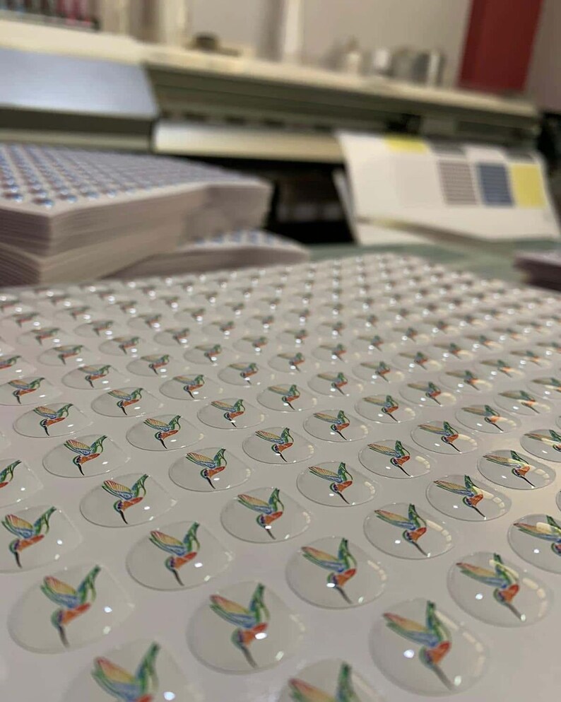 Personalized Uv Sticker, Uv Print, Transparent Foil, White Print ...