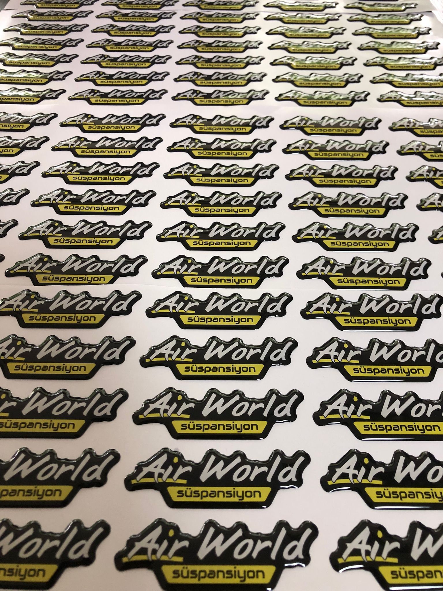 Personalized Uv Sticker, Uv Print, Transparent Foil, White Print ...