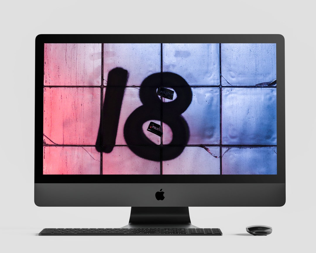 Colorful Line Art Desktop Wallpaper, Desktop Background, Desktop ...