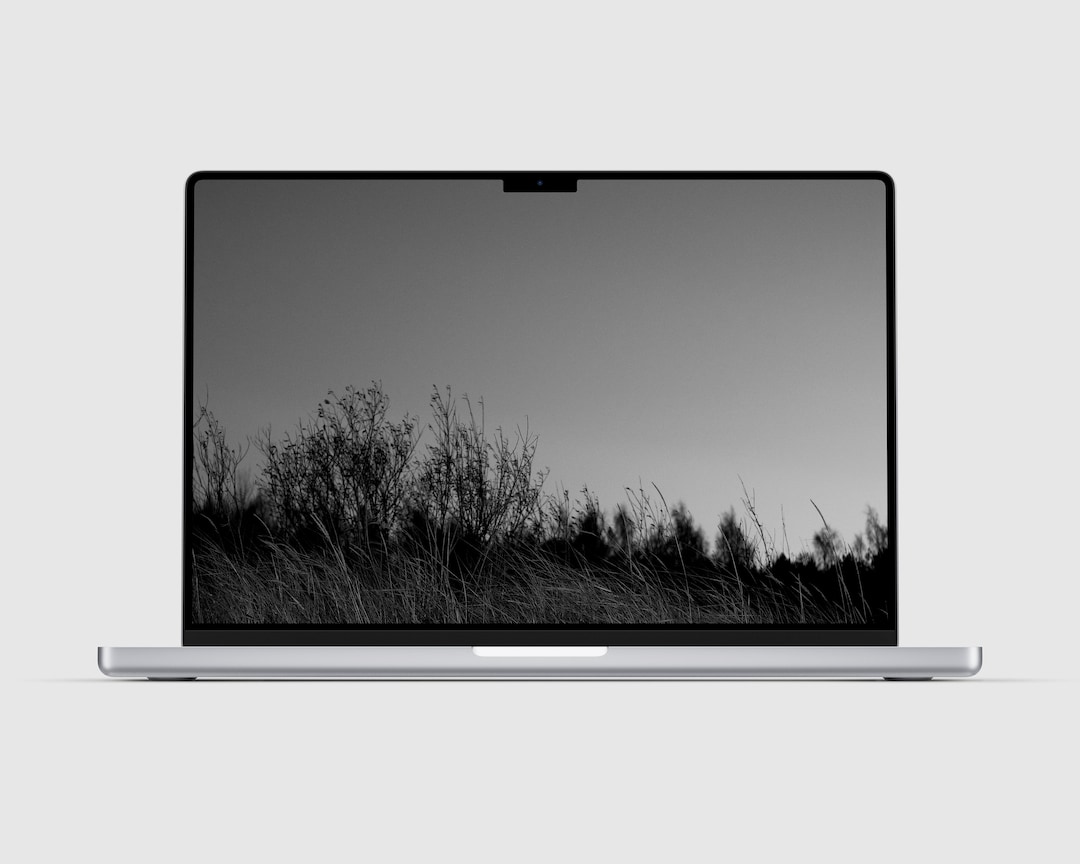 Beach MacBook Wallpaper, Abstract Laptop Background, Minimalist MacBook ...
