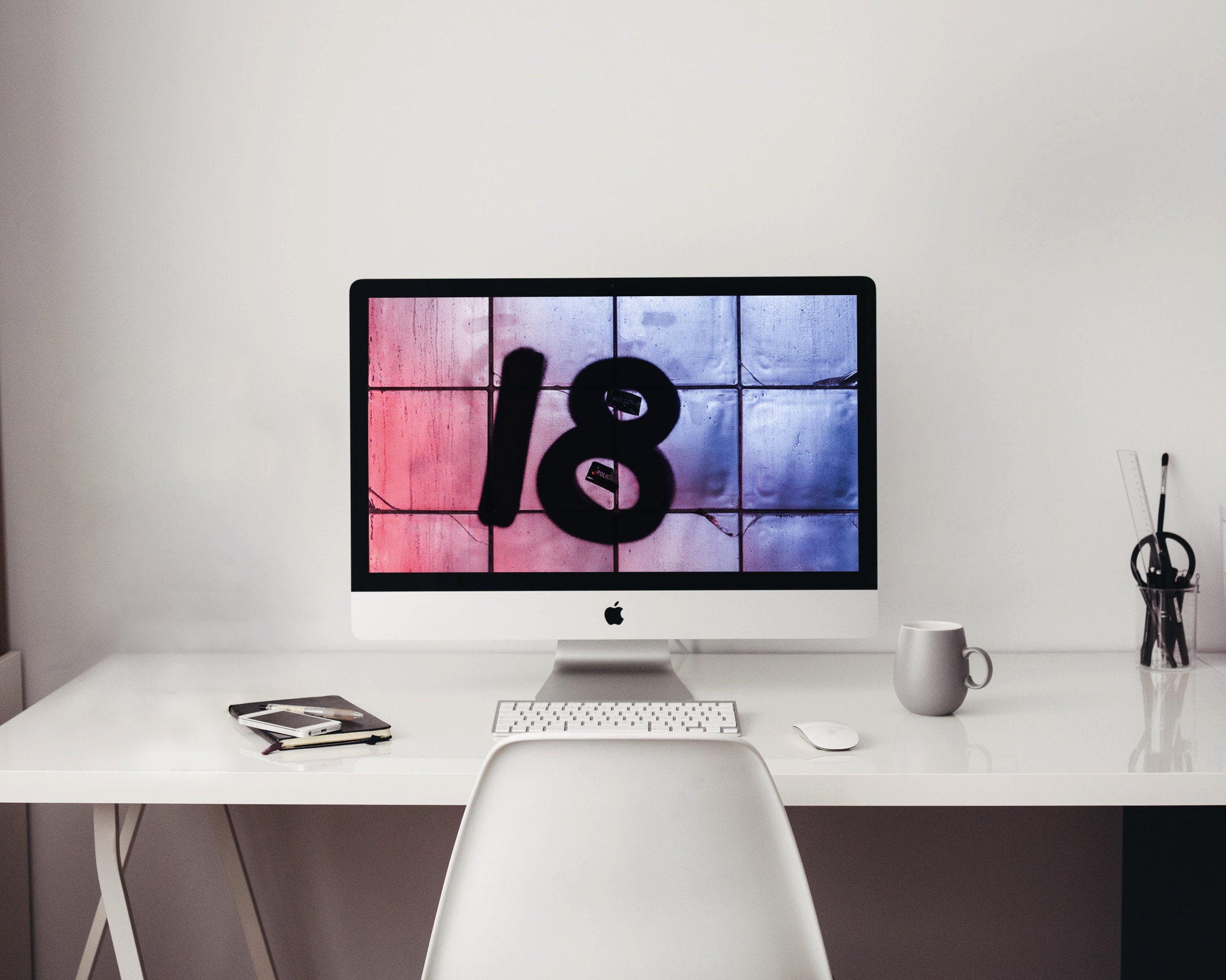 Colorful Line Art Desktop Wallpaper, Desktop Background, Desktop ...