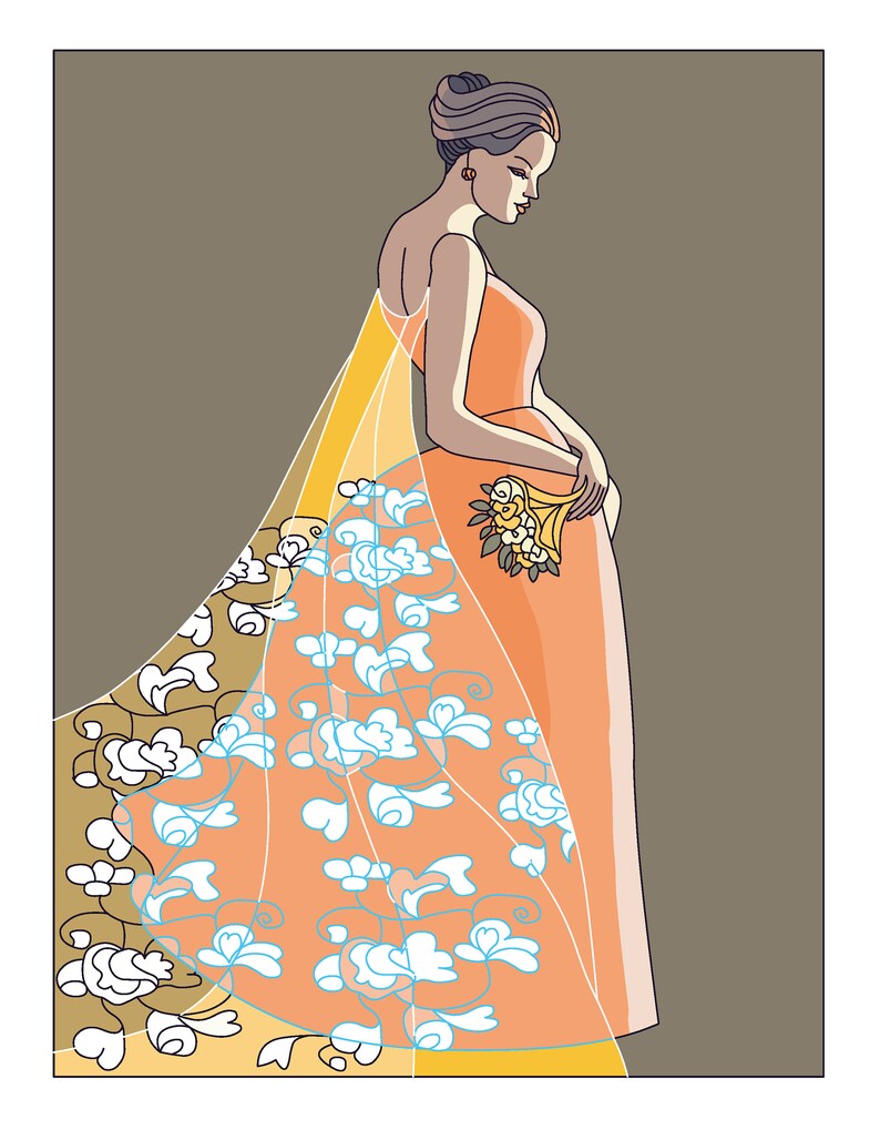 Magical Elegance - 32 Printable Coloring Pages - Fashion Coloring Book ...