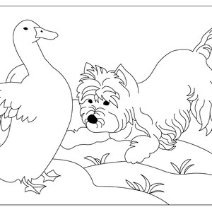 My Friends - 32 Printable Coloring Pages - Cat & Dog Coloring Book ...