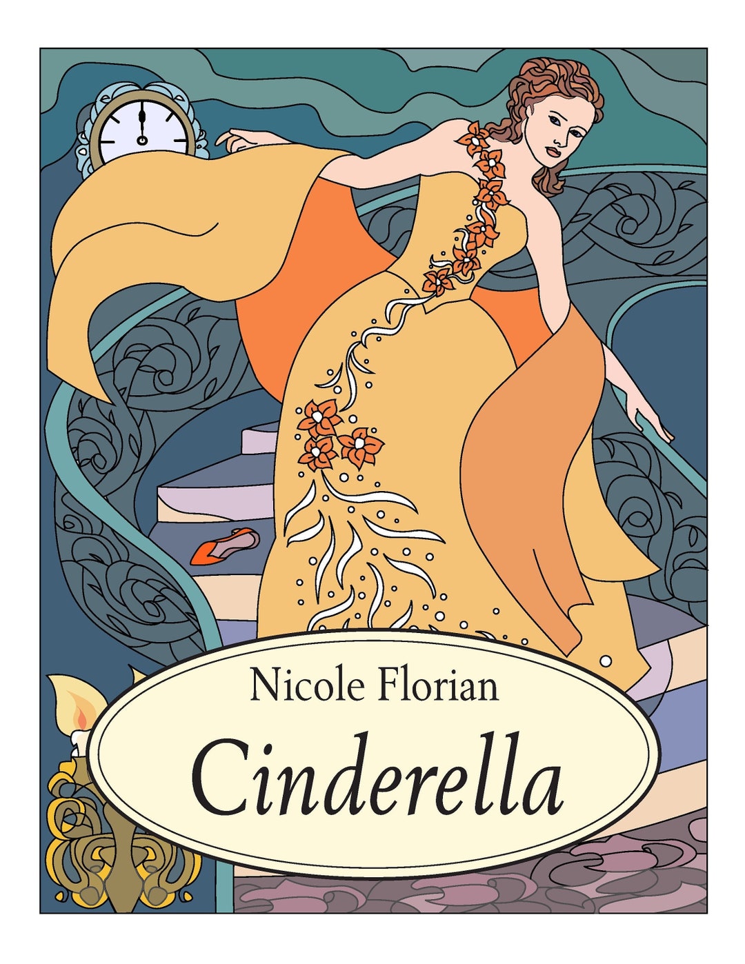 Cinderella - 32 Printable Coloring Pages - Cinderella Coloring Book ...