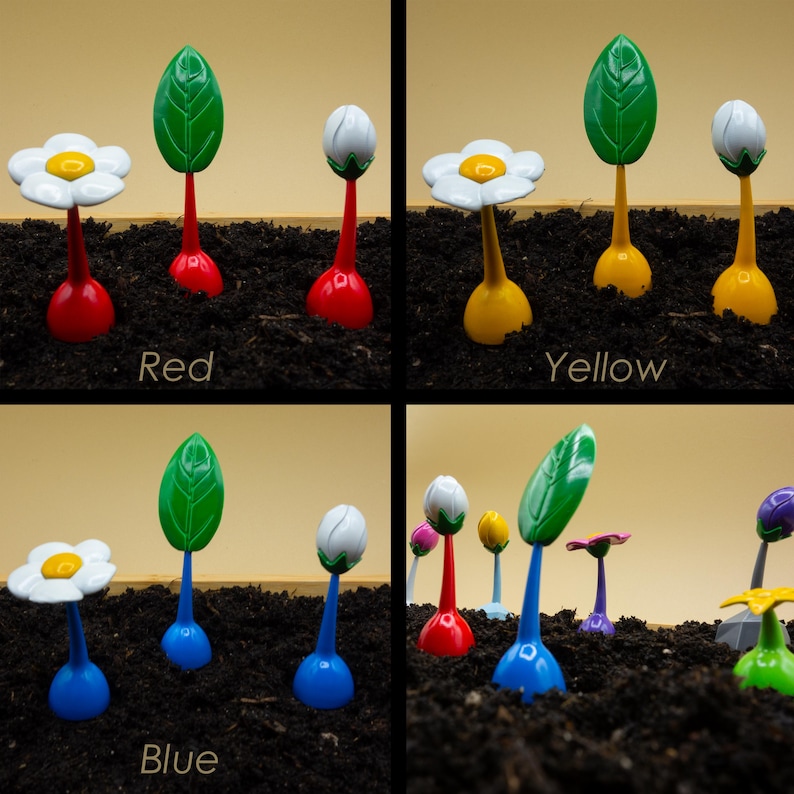 Pikmin Plant Figurine - Etsy