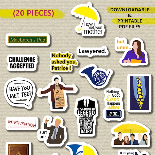 Himym Stickers - Etsy