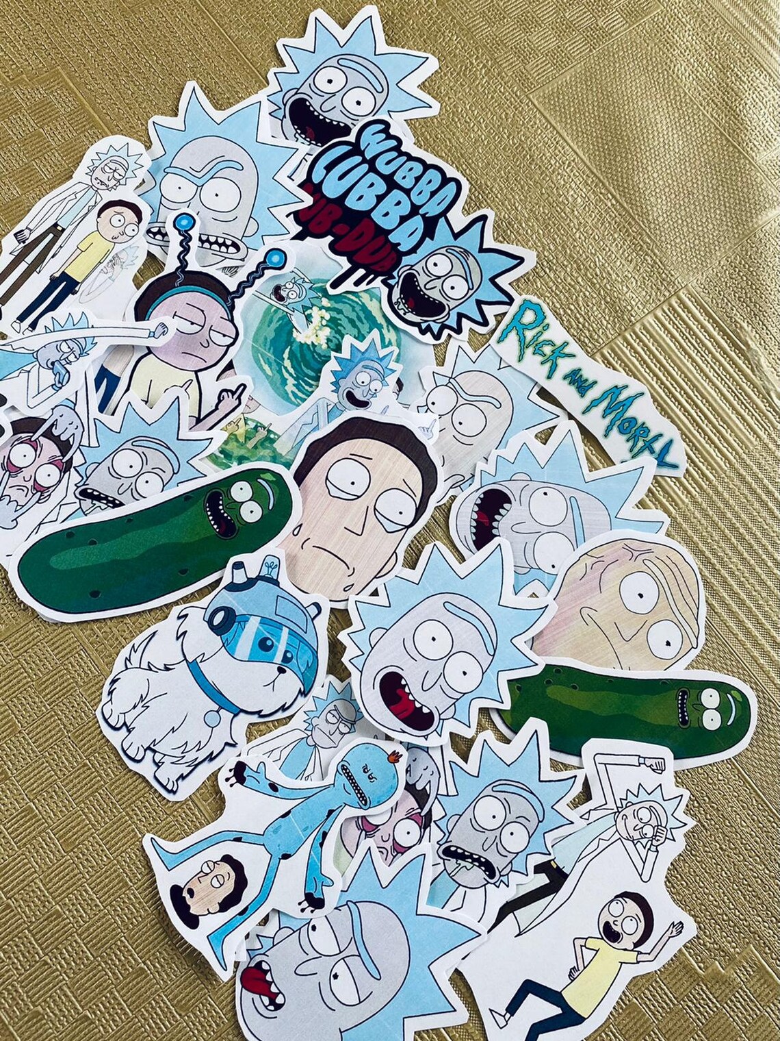 Rick and Morty Sticker Pack | 24 Pcs | Pickle Rick | Emoji Gift ...