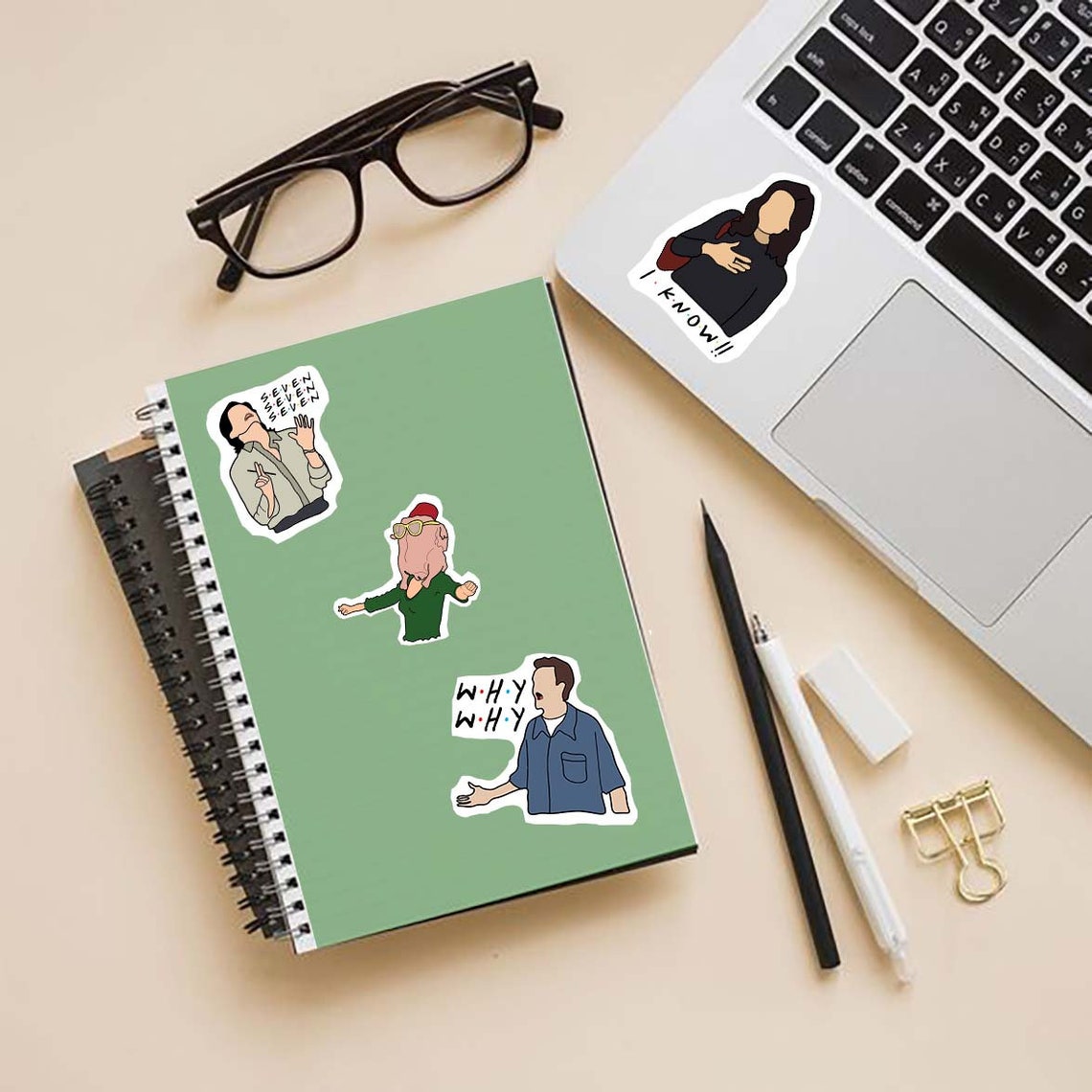 Friends TV Show Sticker Pack: Iconic Quotes (printable Stickers) - Etsy