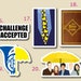 Himym TV Show Sticker Pack Ted Robin Barney Lily Marshall Printable ...