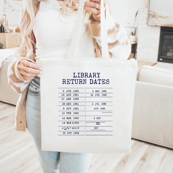 Library Due Date - Etsy