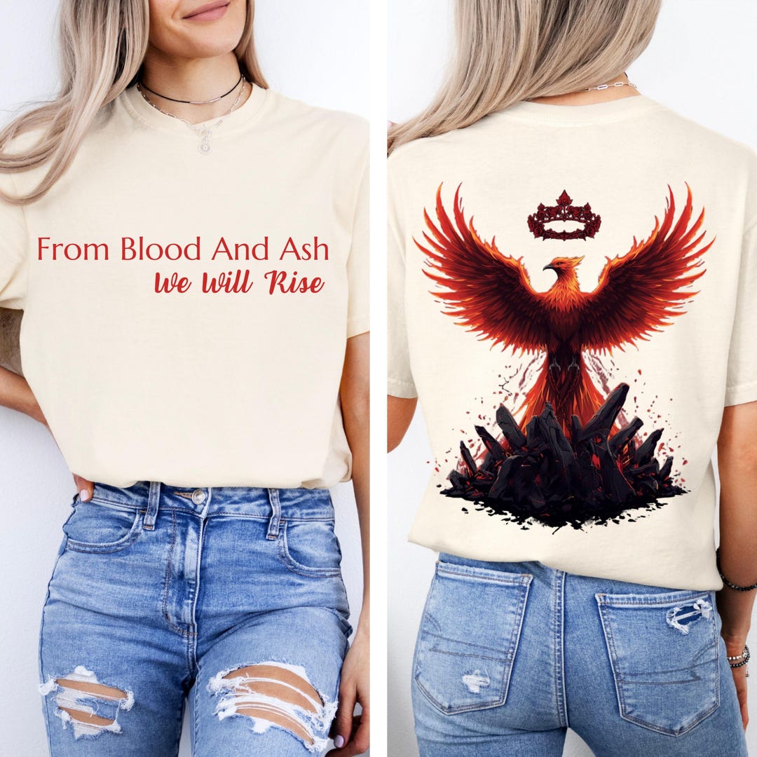 From Blood and Ash Inspired Pngset | Phoenix Rising Emblem Clipart ...