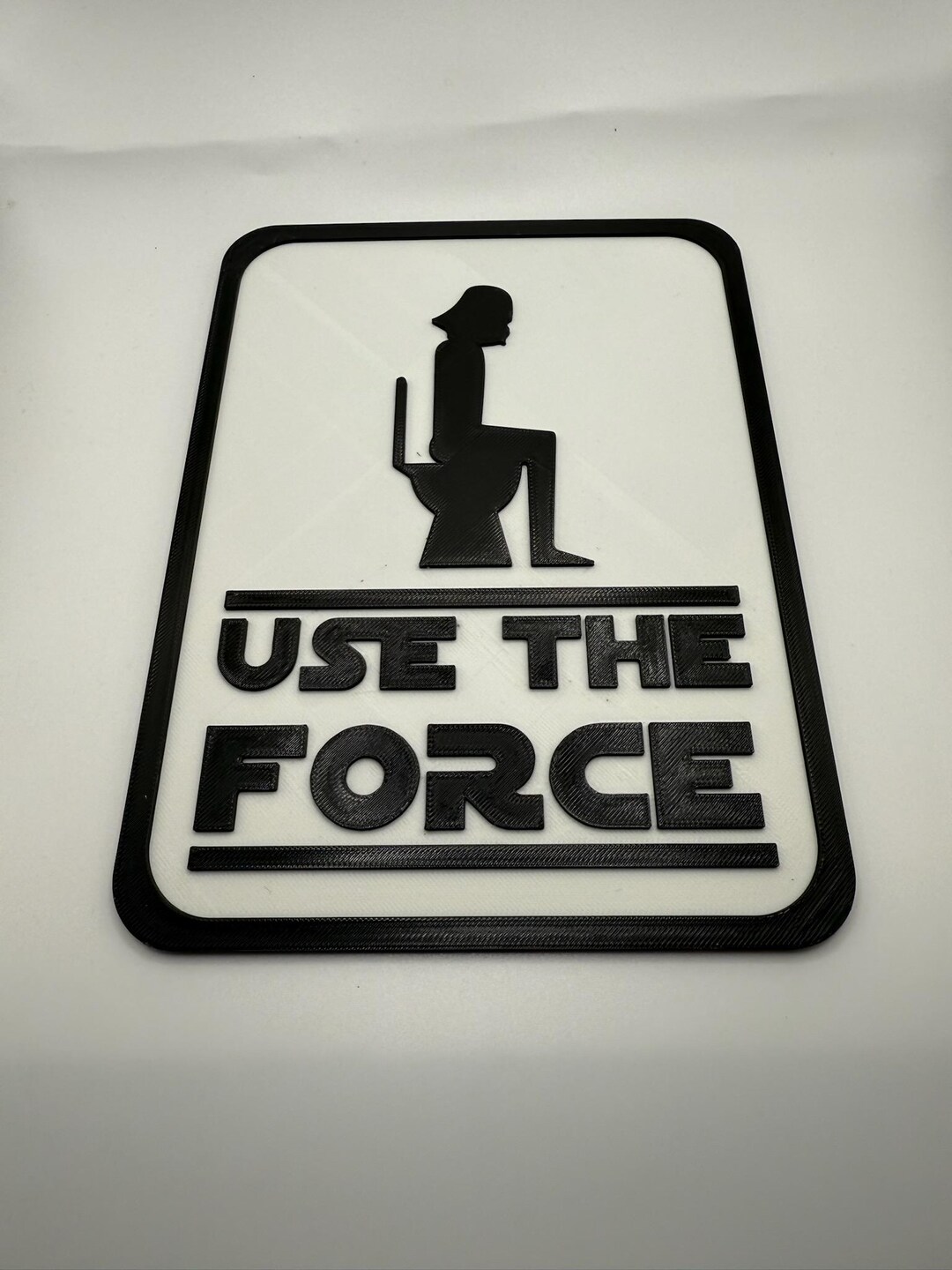 Use the Force Bathroom Sign, Darth Vader, Restroom Sig, Small Gifts - Etsy