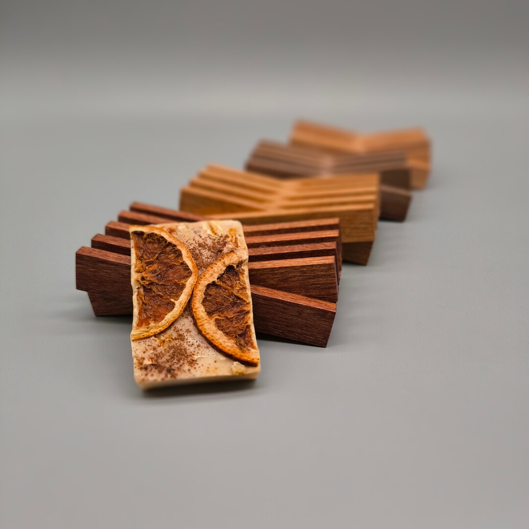 Sustainable Wooden Soap Dish • Shower Shelf • Sponge Shelf • Soap Dish ...