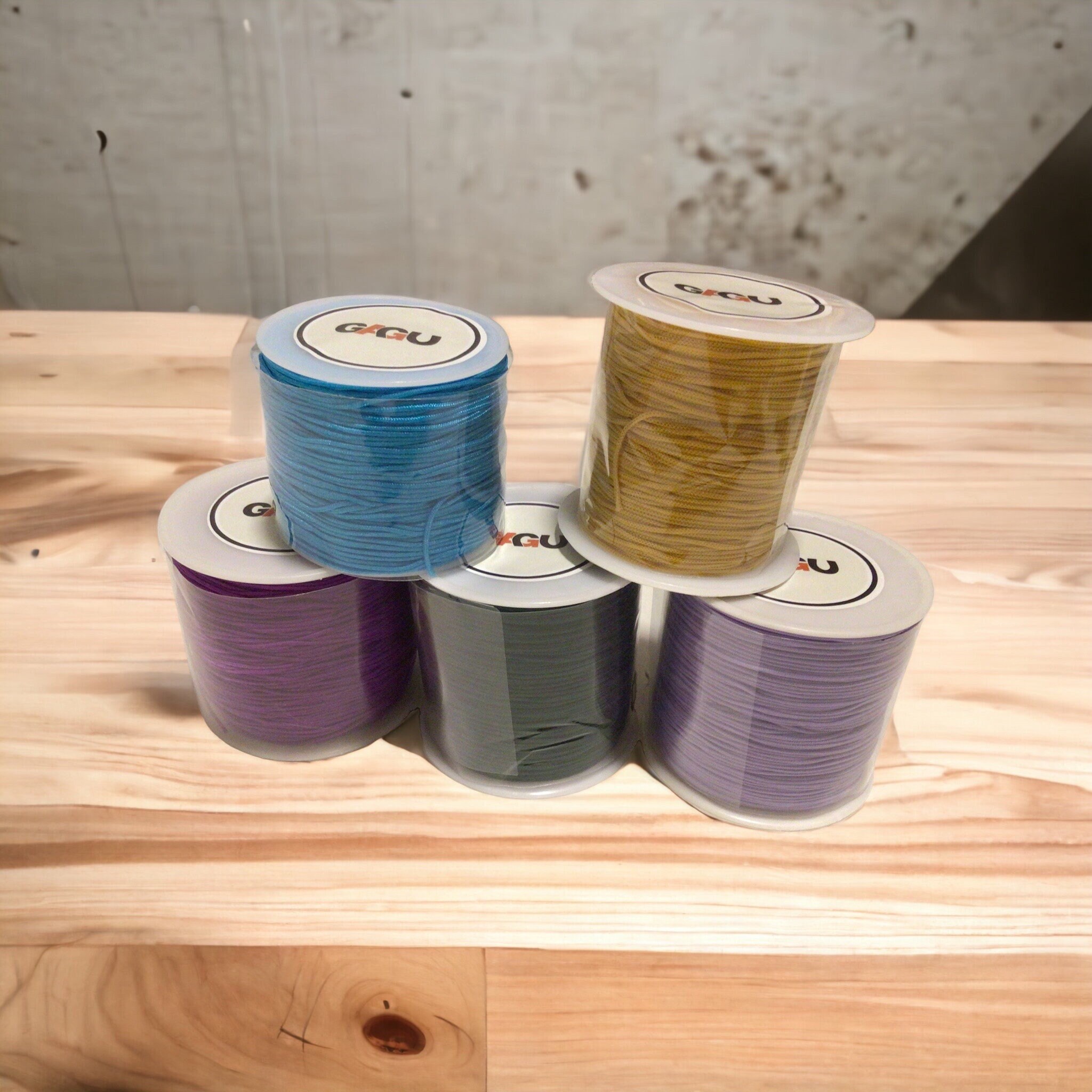 Colored Thread for String Art Projects 5x100 Yard (gold-dark Green ...