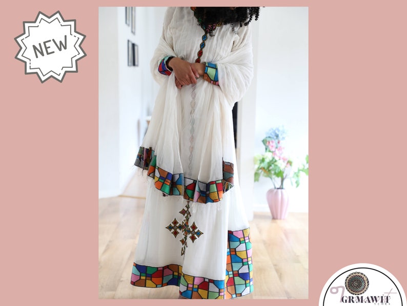 Beautiful Tilet Zurya Habesha Traditional Dress Ethiopian Eritrean for ...