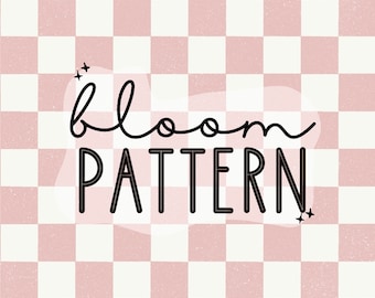 Pink Check Wallpaper - Etsy