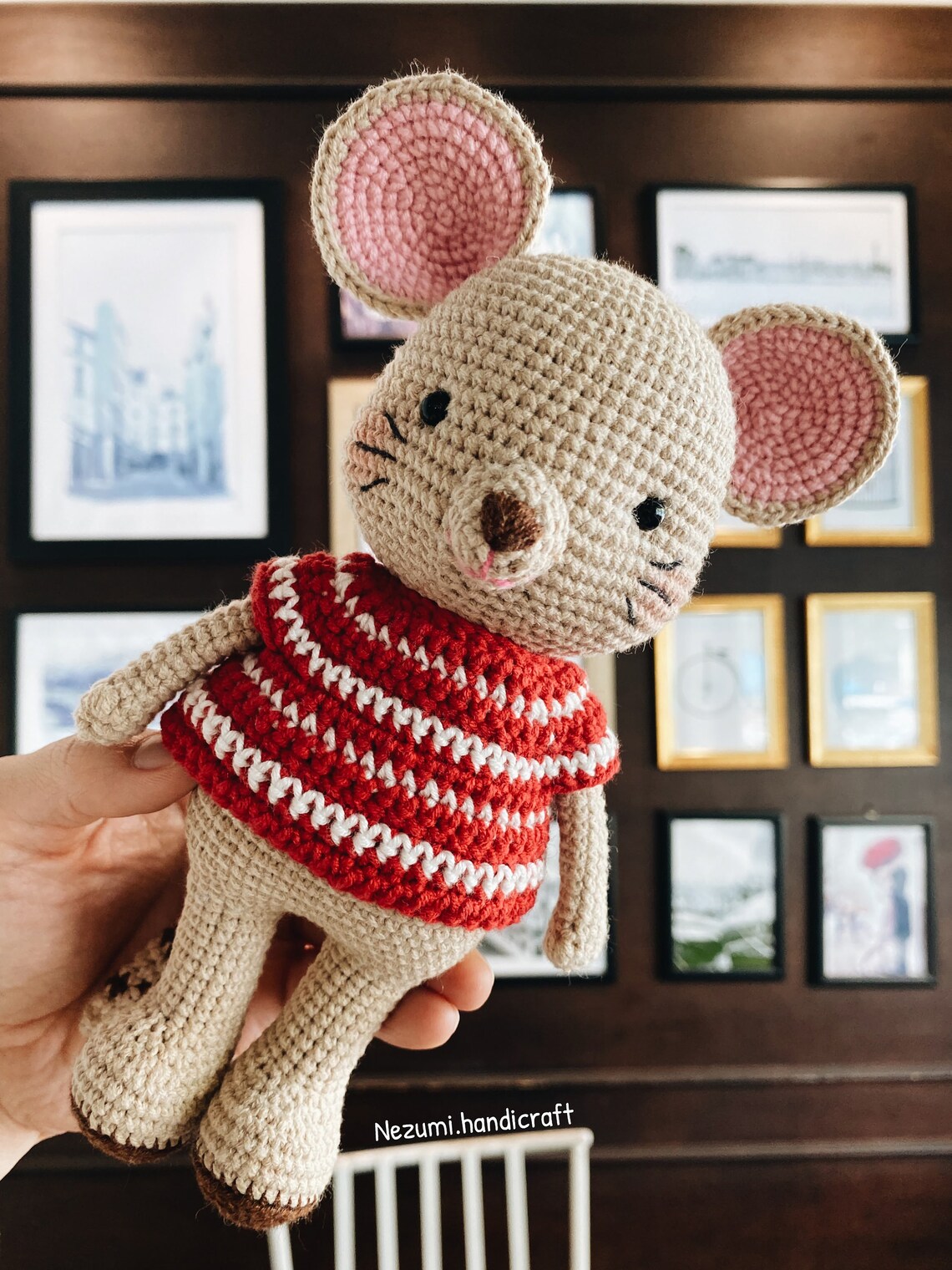 Zuchi the Vole, Amigurumi Crochet Pdf Pattern, English Pattern - Etsy