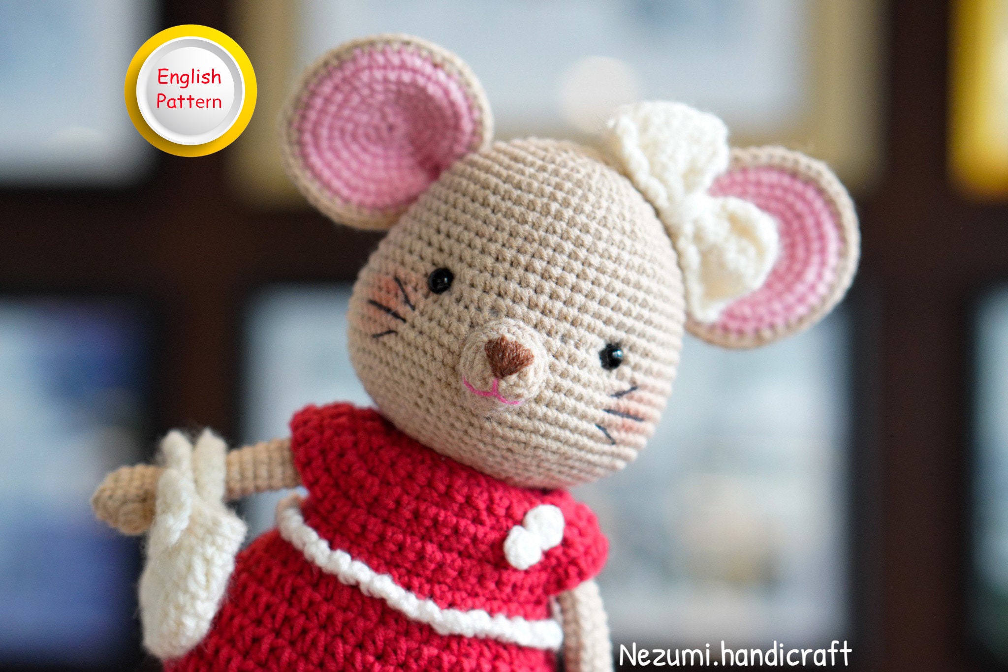 Zumi the Vole, Amigurumi Crochet Pdf Pattern, English Pattern - Etsy