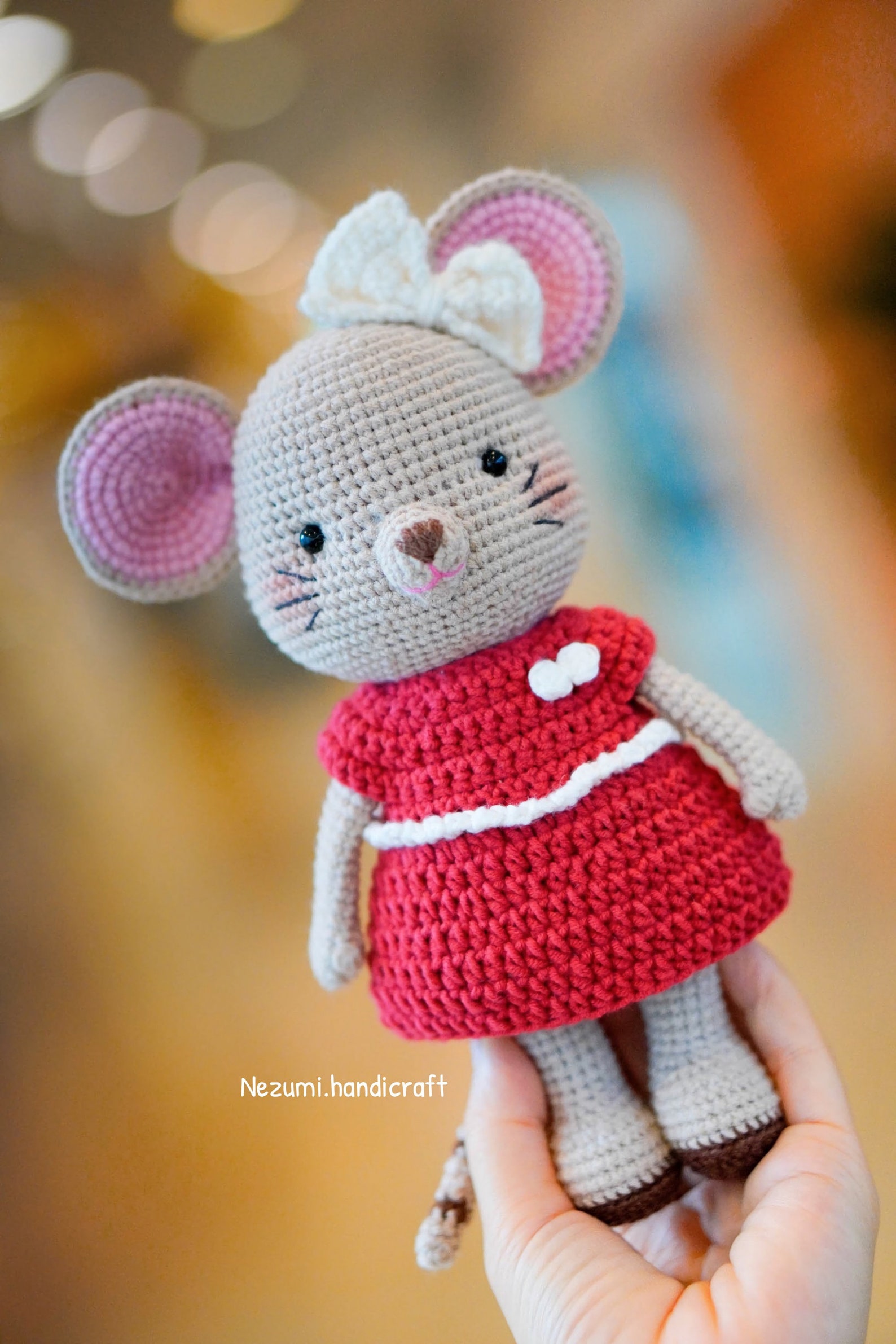 Zumi the Vole, Amigurumi Crochet Pdf Pattern, English Pattern - Etsy