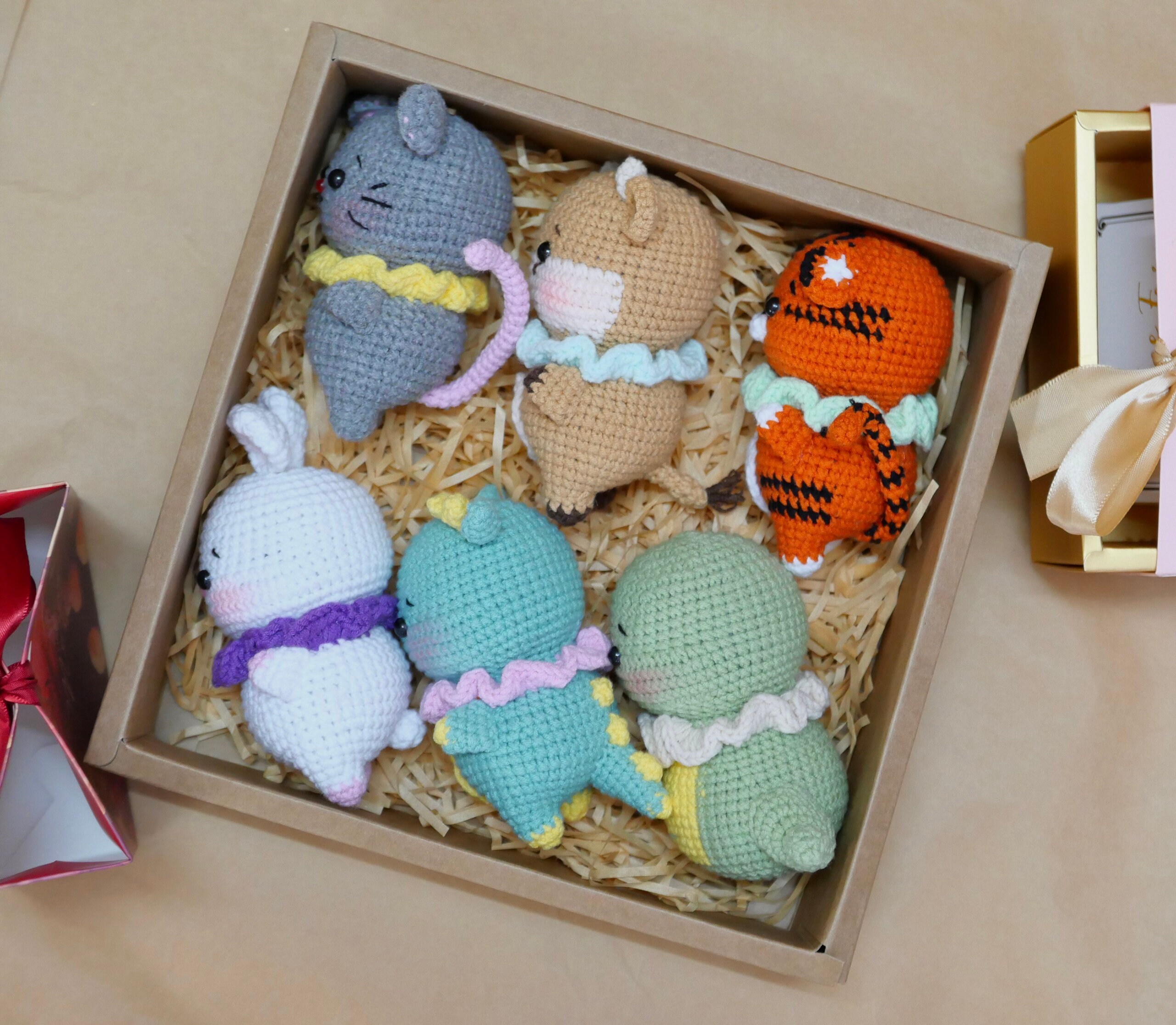 12 Animal Zodiac 4-5inch Crochet, Doll Gift Handmade, Len Yarn - Etsy