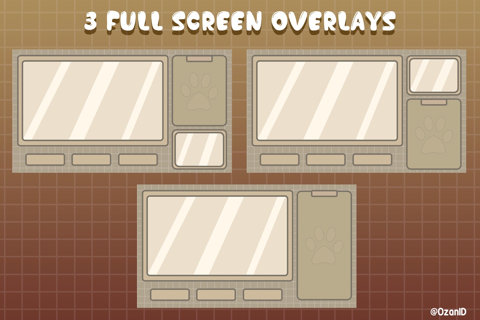 Twitch Overlay Animated Lofi Desk Scenes, Aesthetic Twitch Overlay Cozy ...