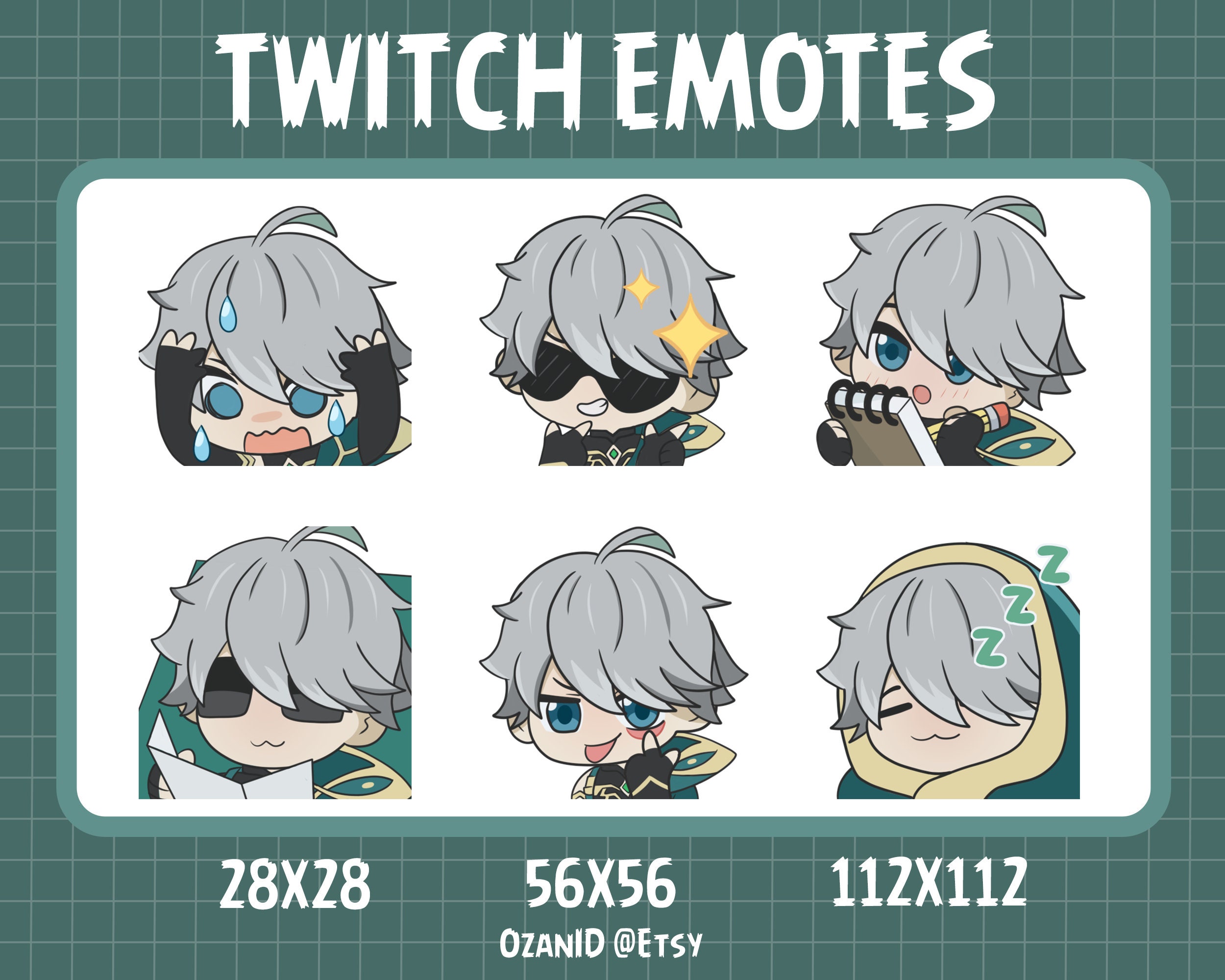 Twitch Emote Pack, Genshin Impact Alhaitham, Twitch Streamer and ...