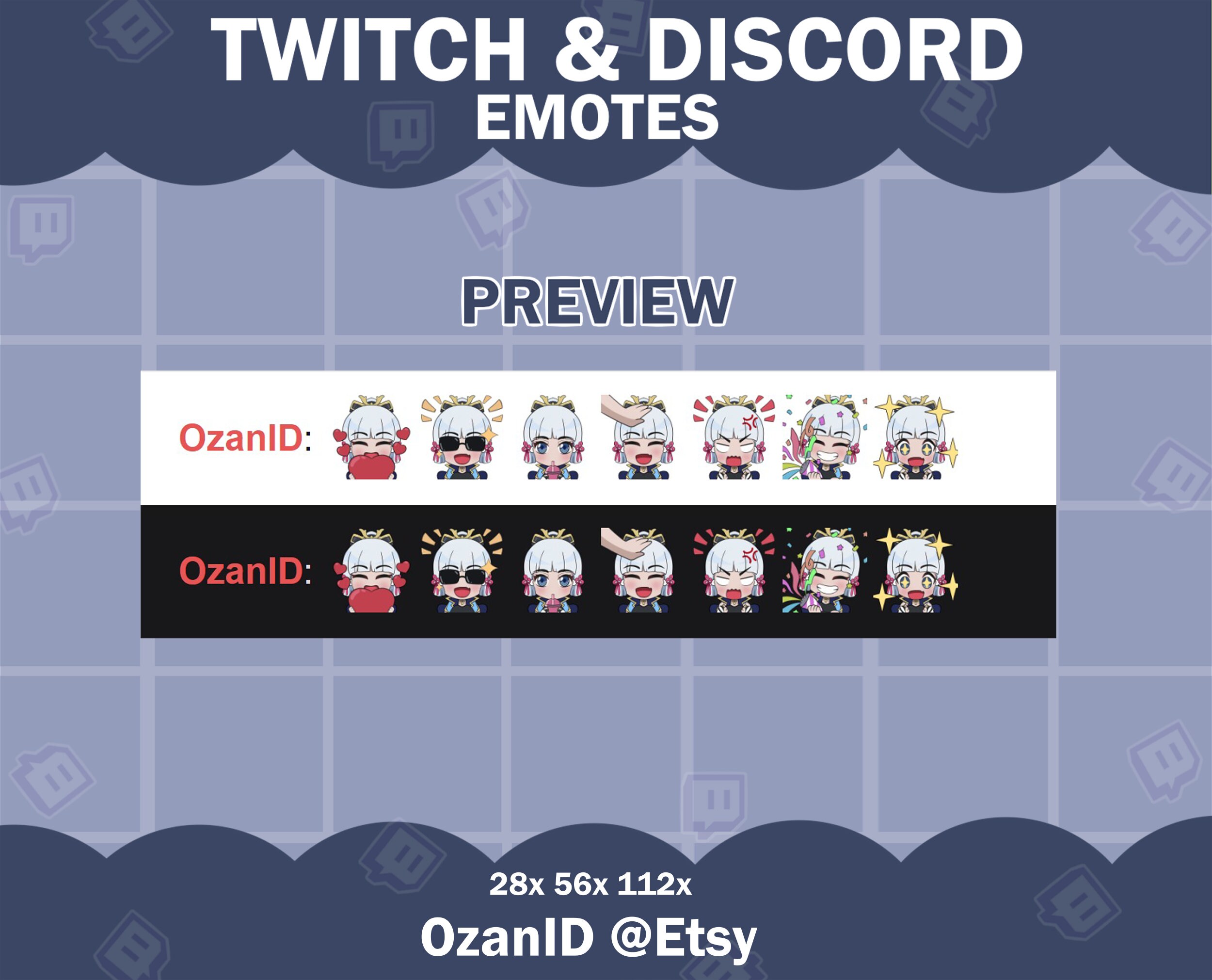 Genshin Impact Ayaka Kamisato Emotes Pack heart Cool Sip - Etsy UK