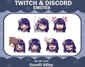 Art & Collectibles Digital Drawing & Illustration Genshin Impact Raiden ...