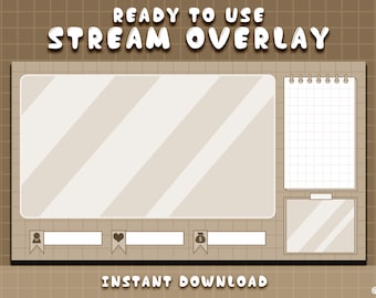 Just Chatting Aesthetic Overlay - Etsy
