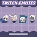 Neuvillette Genshin Impact Emote Pack, Cute Chibi Genshin Impact ...