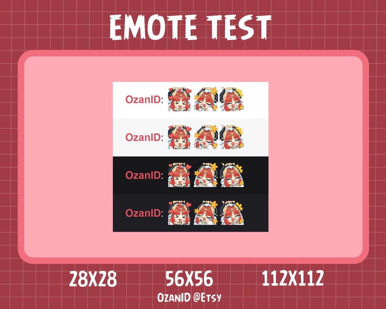 Twitch Emote Pack, Nilou Genshin Impact, Twitch Streamer and Discord ...