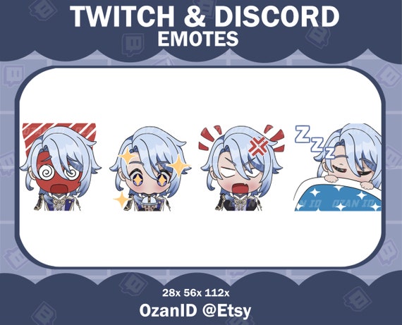 Genshin Impact Ayato Kamisato Emote Set Shy/sleep/sip/angry - Etsy