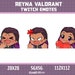 Lynette Genshin Impact Emote Bundle, Cute Chibi Genshin Impact, Twitch ...