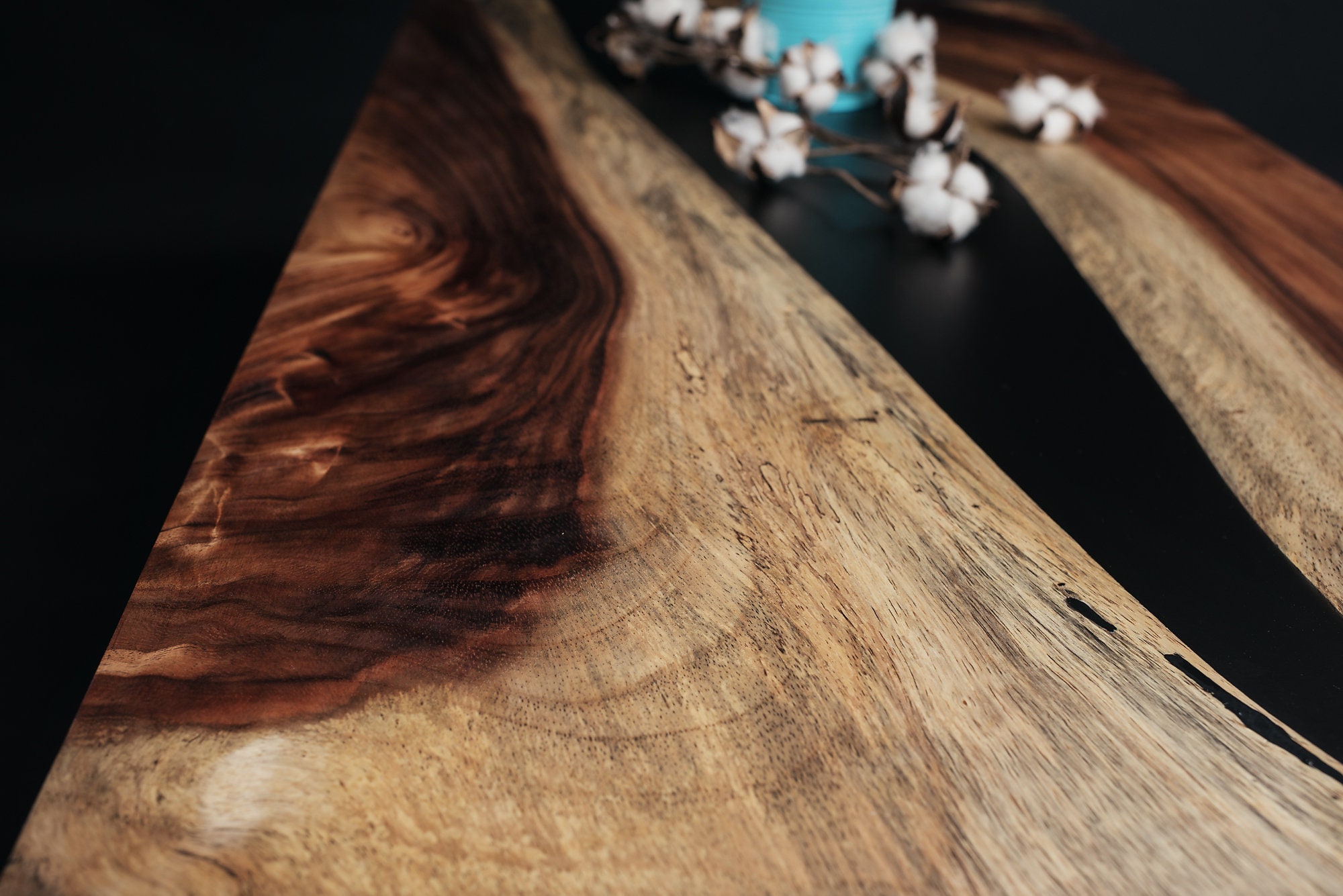 Monkey Pod Epoxy Table - Etsy