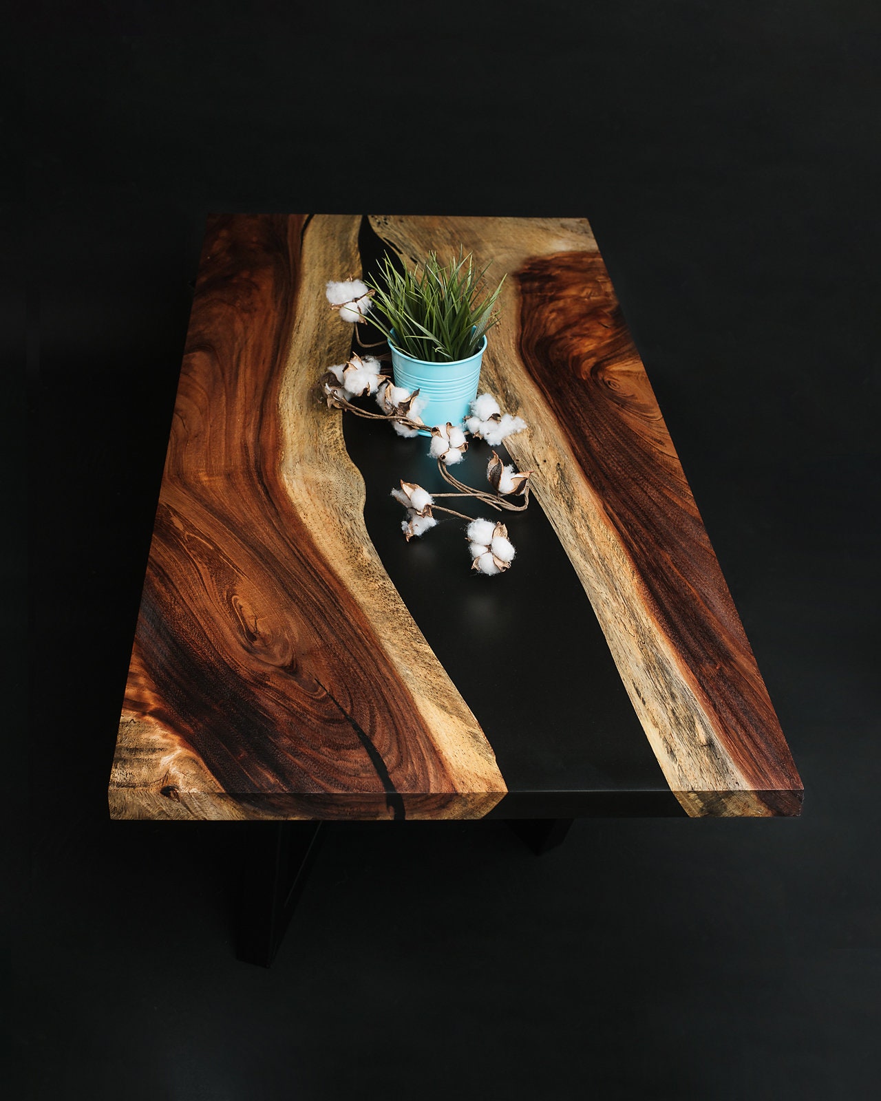 Monkey Pod Epoxy Table - Etsy