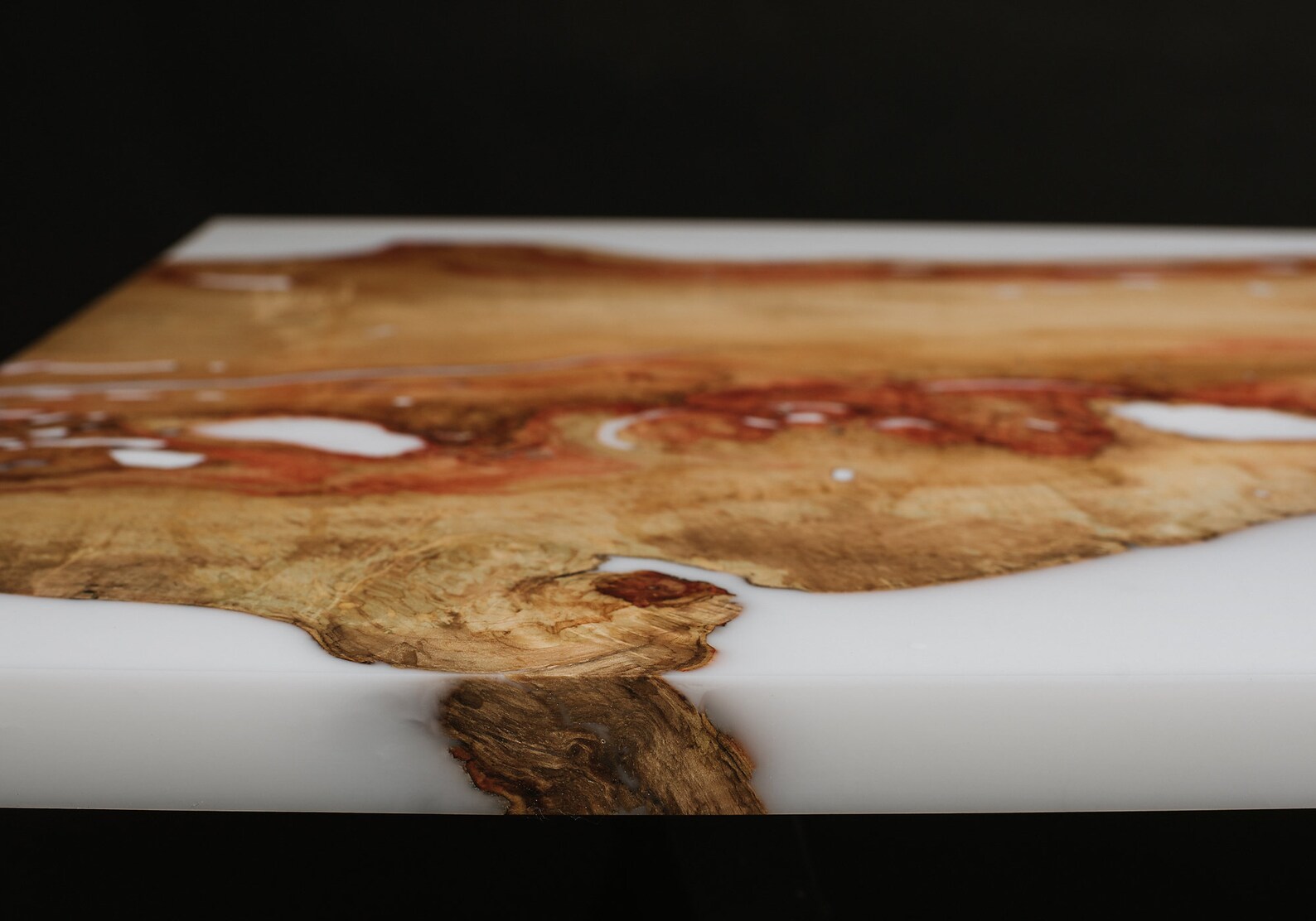 Flaming Box Elder Epoxy Table - Etsy