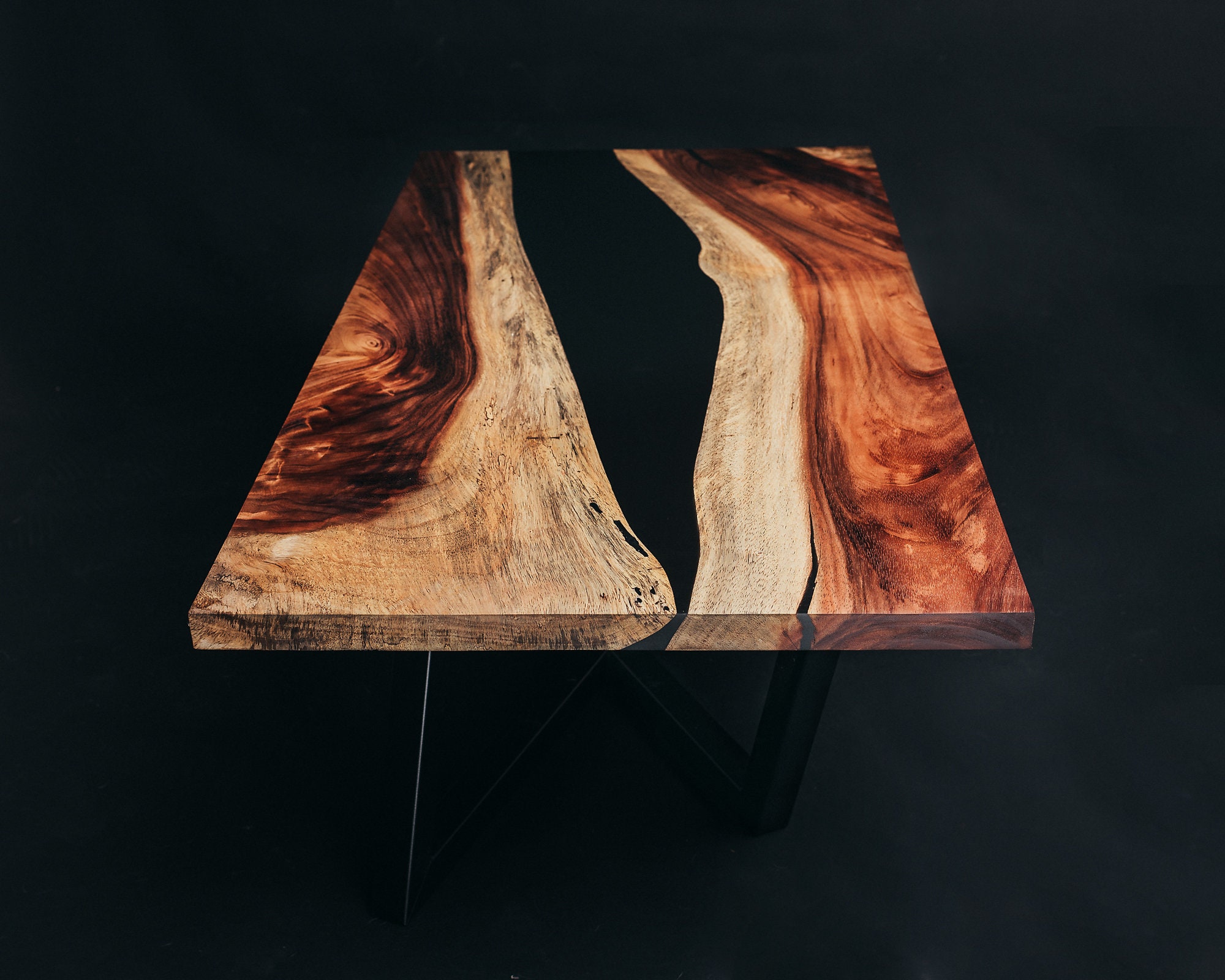 Monkey Pod Epoxy Table - Etsy