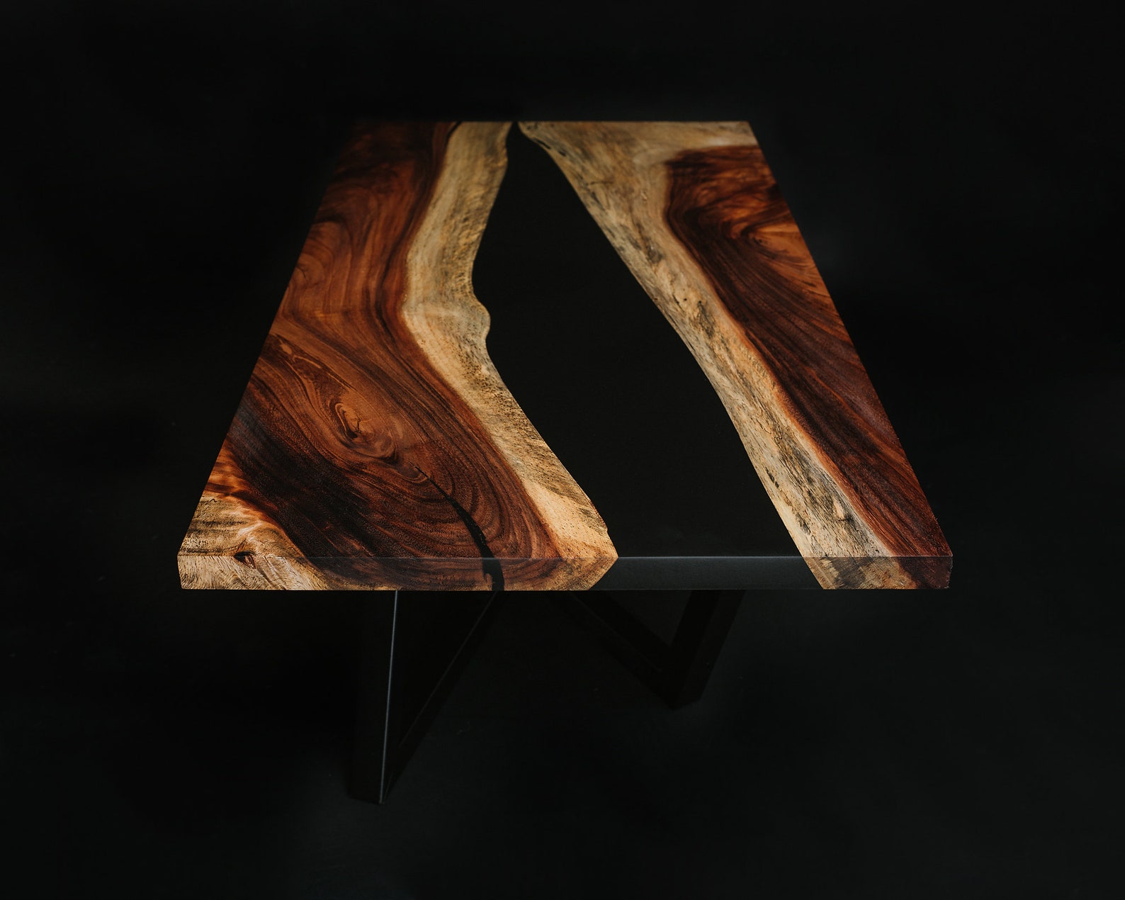 Monkey Pod Epoxy Table - Etsy