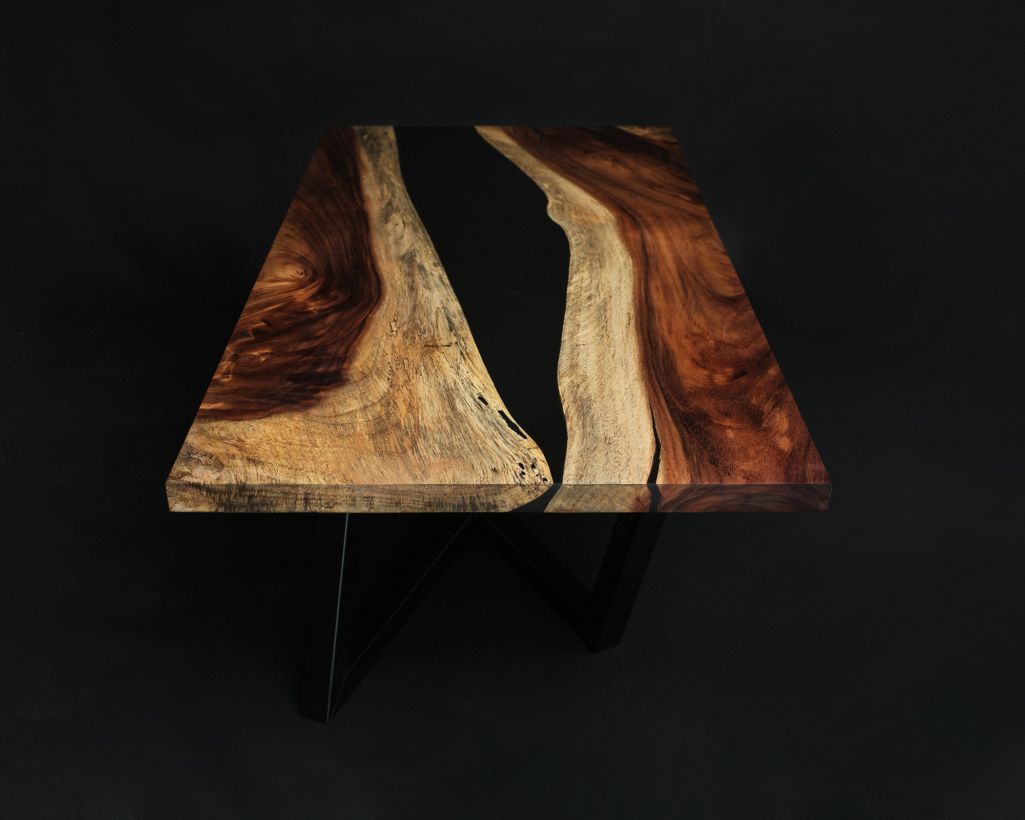 Monkey Pod Epoxy Table - Etsy