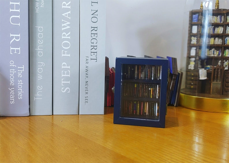 Custom Pocket Edition Anxiety Bookcase, Personalised MINI Bookcase ...