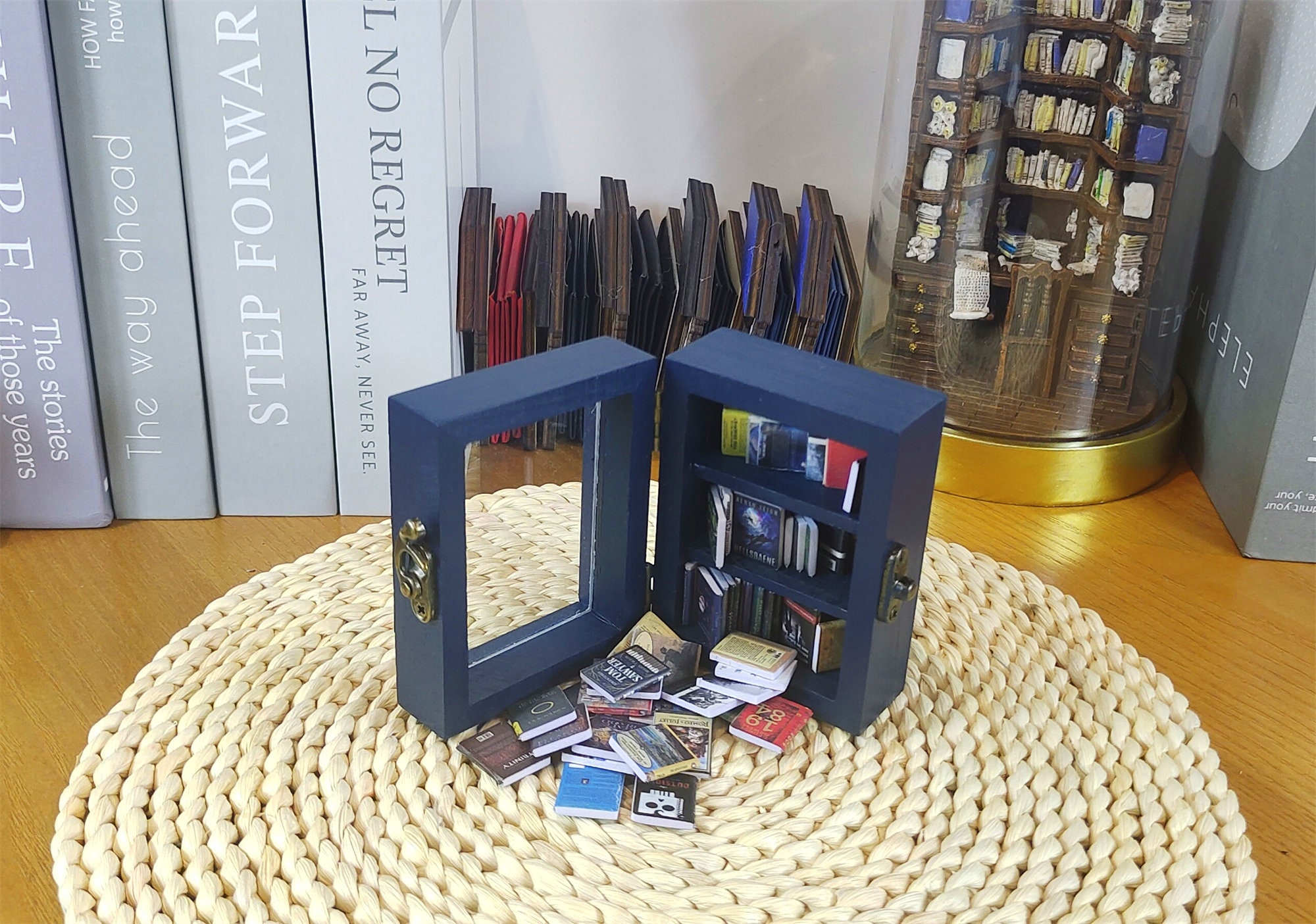 Custom Pocket Edition Anxiety Bookcase, Personalised MINI Bookcase ...