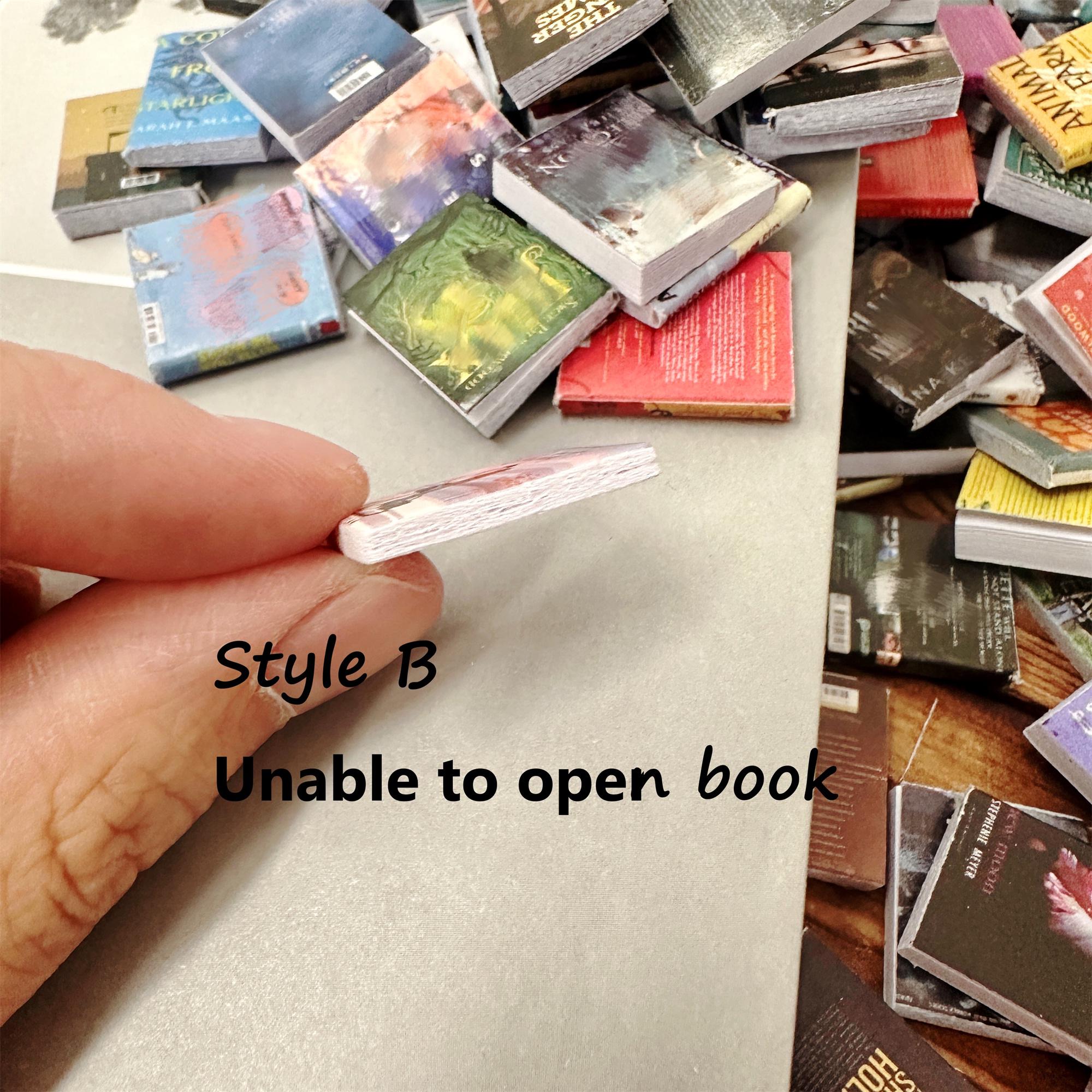 New 200 Mini Books, Bestseller Series, Miniature Bookshelf Decoration ...