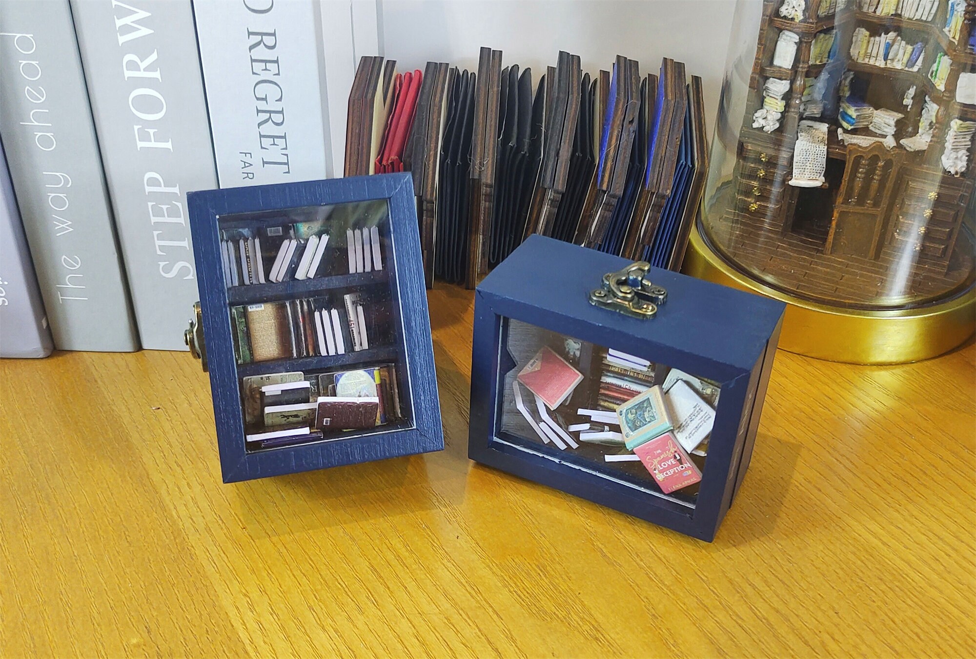 Custom Pocket Edition Anxiety Bookcase, Personalised MINI Bookcase ...