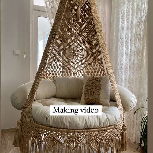 PATTERN Macrame Swing DIY Instant LINK Step-by-step - Etsy