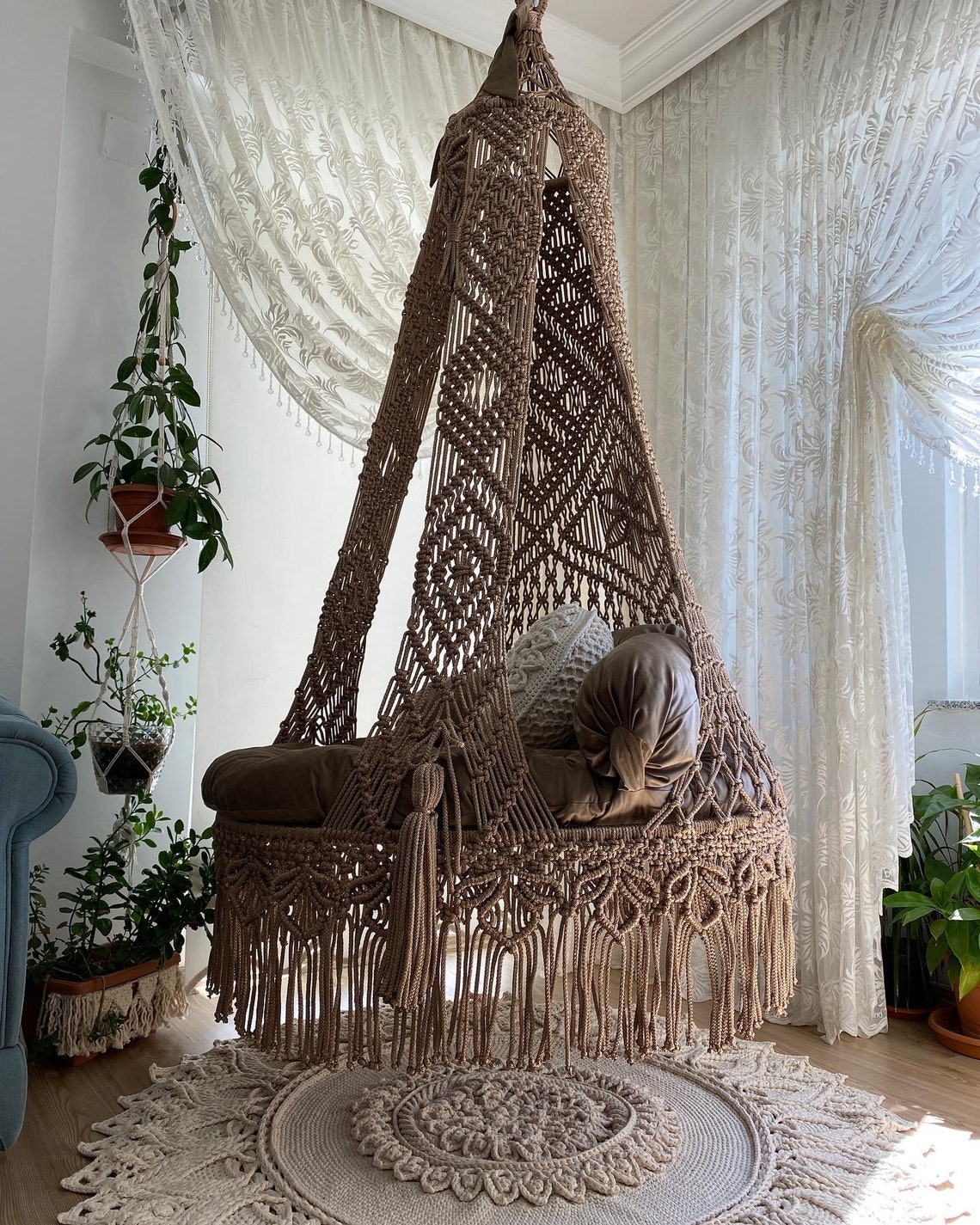 Macrame Swingrocking Chairdesign Swing Design Rocking - Etsy
